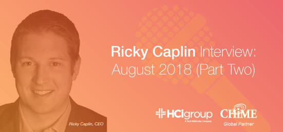 Ricky Caplin Interview - August 2018 (Part Two)
